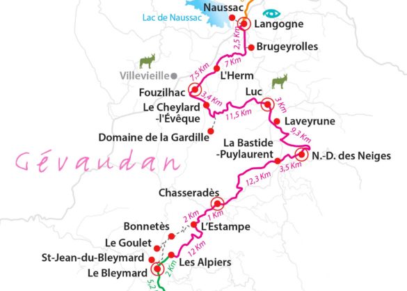 Le Gévaudan - Le chemin de Stevenson