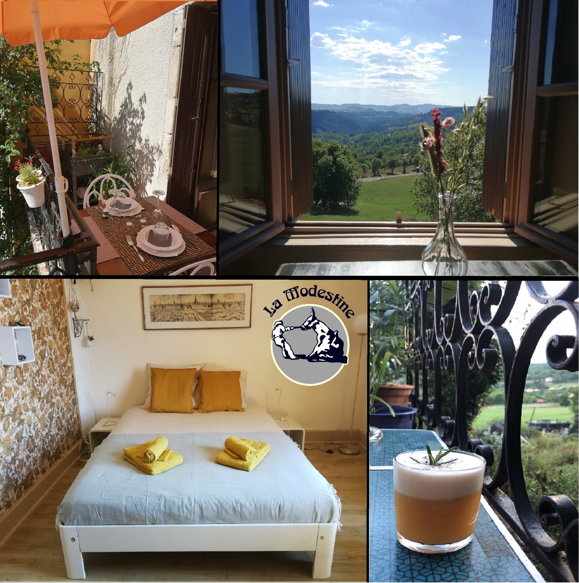 Chambres d'hôtes, gîte d'étape et restaurant La Modestine - Le chemin ...
